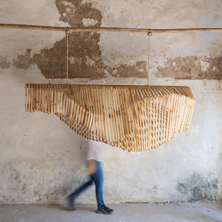 Parametric Bamboo Installation – Rhizome
